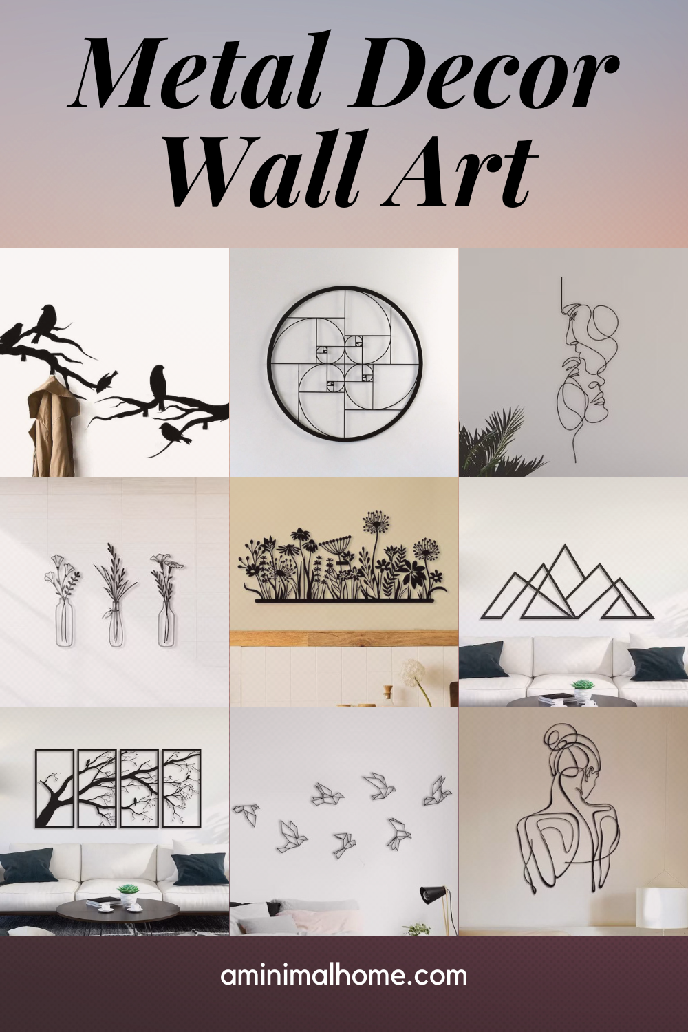 Metal decor finds and tips | The finest ornaments - A Minimal Home