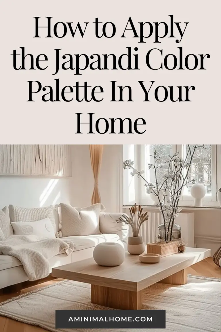 Japandi Color Palette - A Minimal Home