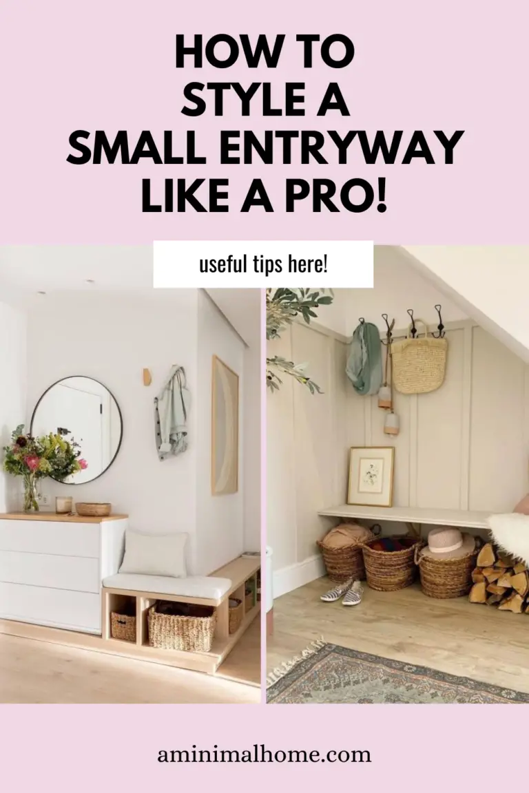 20 Small Entryway Design Ideas - A Minimal Home